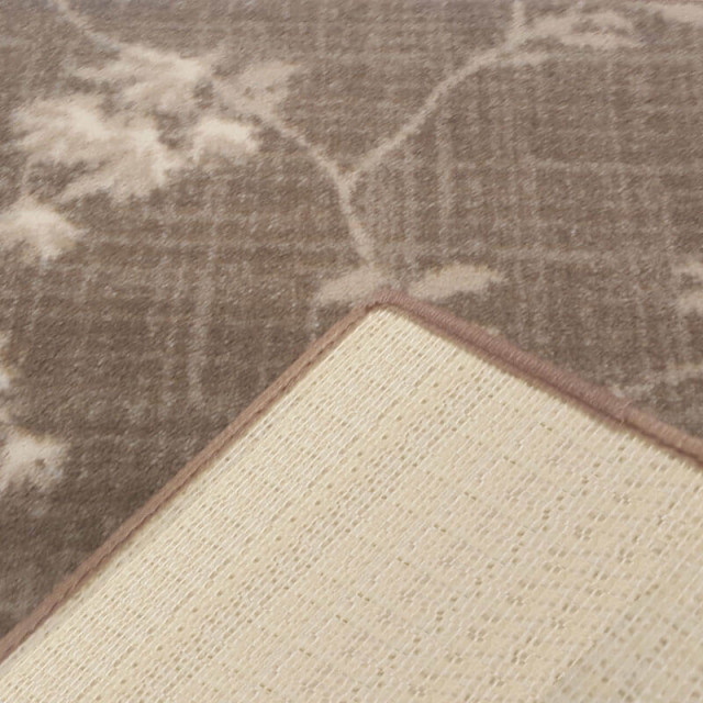 Floral Pattern 3/8 Thick Indoor Area Rug Carpet, Seoul Garden, 9x11 ...