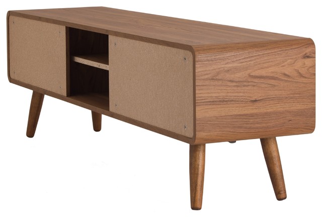 Wilson Slat Low TV Stand, 58" - Midcentury - Entertainment Centers And ...