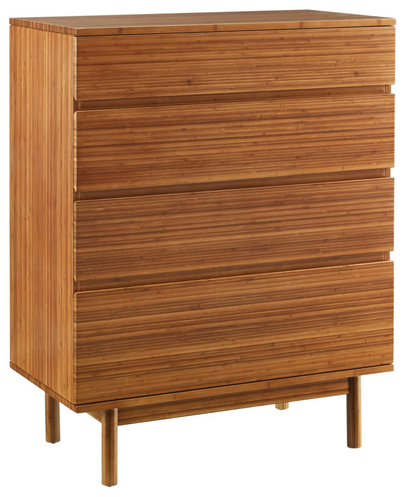 Ventura 4 Drawer Chest, Amber - Midcentury - Dressers - by HedgeApple ...