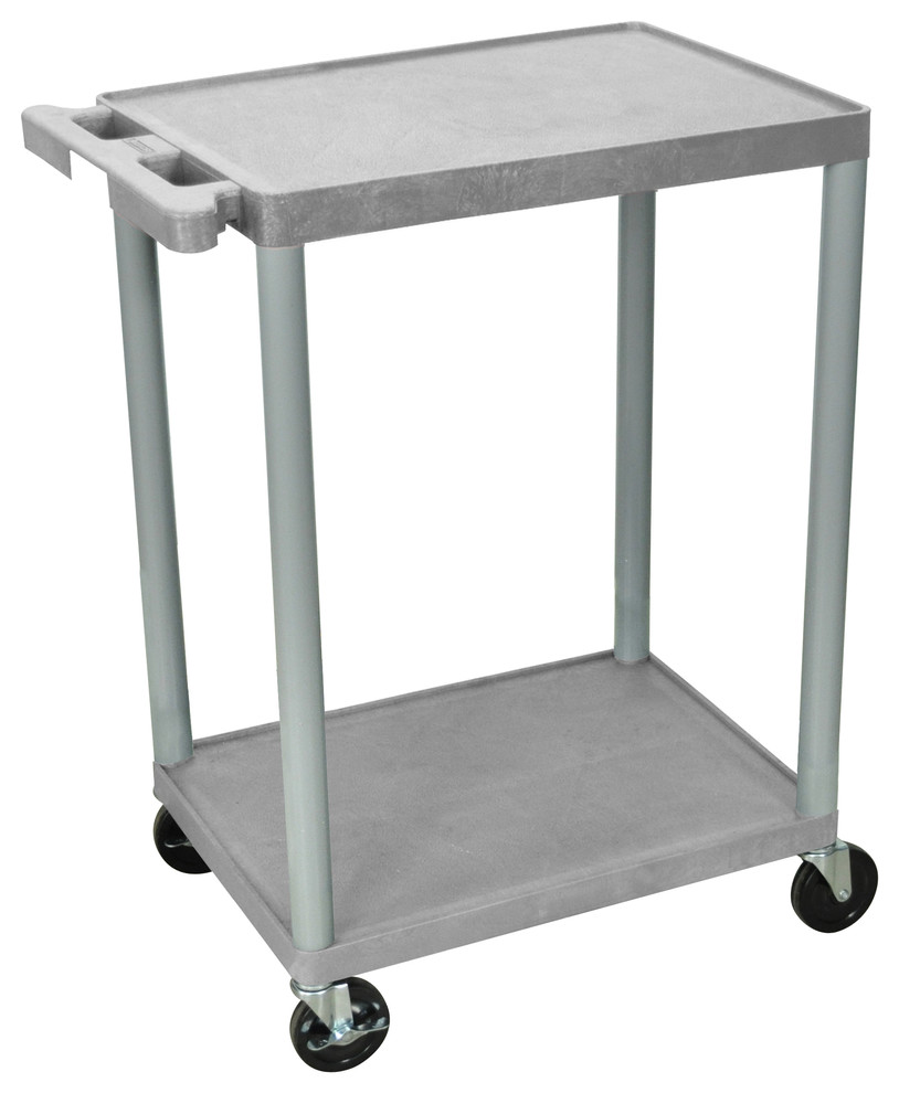 Luxor 2-Shelf Utility Cart - Contemporary - Utility Carts - by Beyond ...