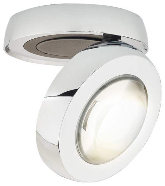 Integrated LED Adjustable Wall +Ceiling Mount Commercial Grade, Chrome ...