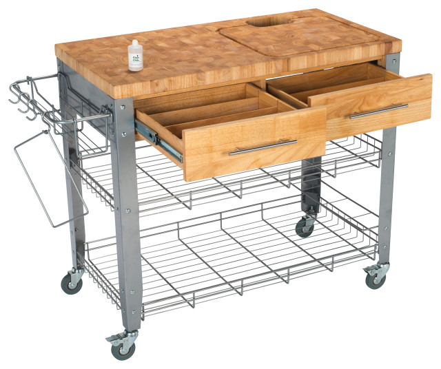 Chris and Chris 20 x 40 Inch Stadium Kitchen Work Station ...