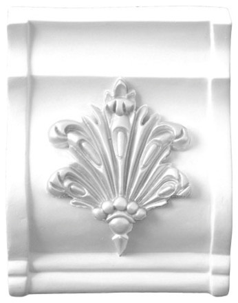 Floral Crown Molding Center Block - Traditional - Molding And Trim - by ...
