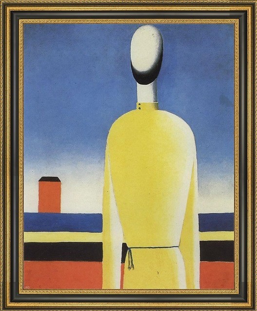 Kazimir Malevich Bad Premonition - 16" x 20" Framed Premium Canvas ...