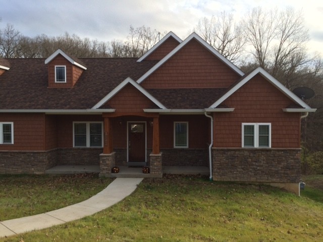 Material supplied for a Craftsman style new construction project ...