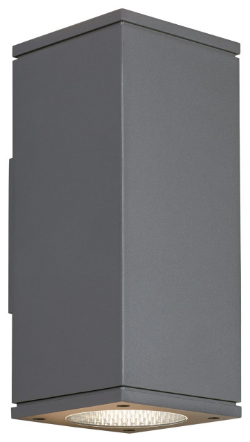 Tegel 18" Outdoor Wall Light in Charcoal, 6.000 - Modern - Outdoor Wall ...