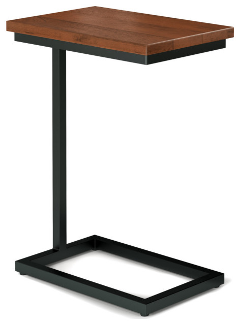 Rafferty Solid Mango Wood C Side Table - Industrial - Side Tables And ...