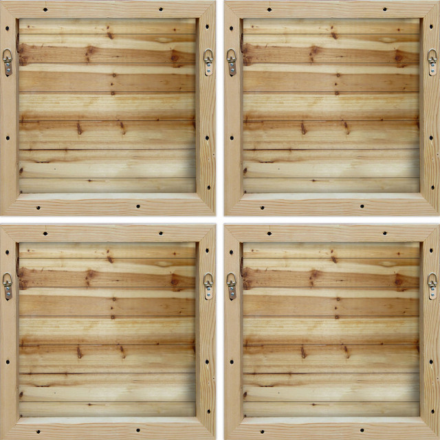 Wacky Giraffe Quadriptych, 4-Piece Set, 32x32 - Contemporary - Wall ...