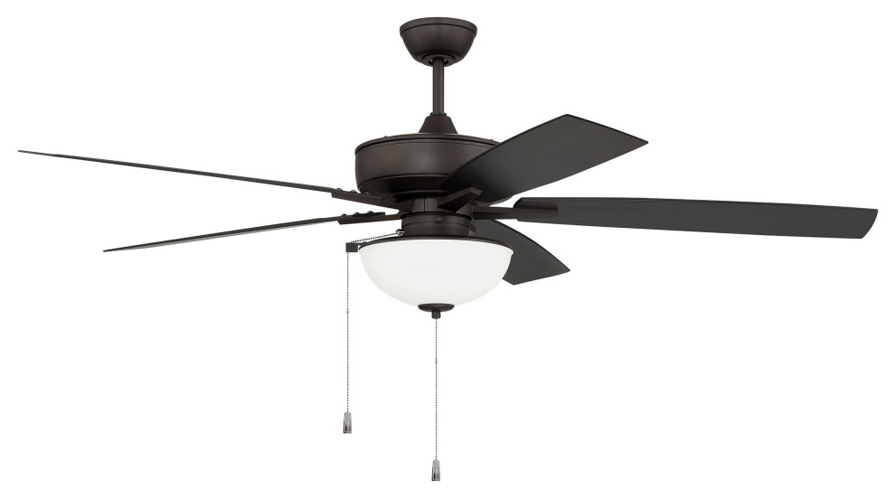 Craftmade, OS211ESP5, 60" Outdoor Super Pro Fan With Bowl Light Kit ...