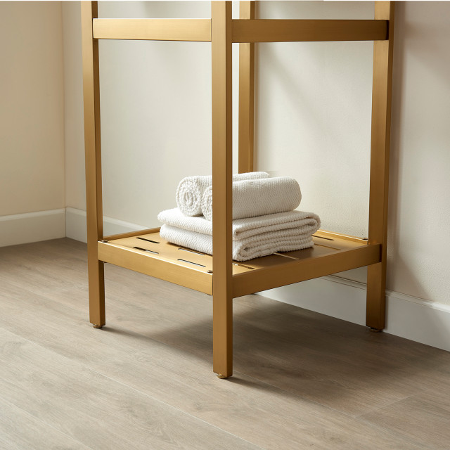 Ablitas Vanity, Metal Support, 18" - Contemporary - Bathroom Vanities ...