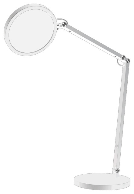 Flexi Task Lamp White - Modern - Desk Lamps - by Blackjack Lighting | Houzz