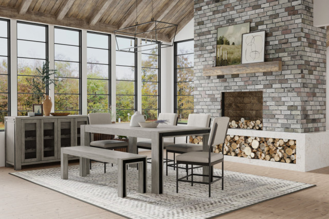 Fallon Dining Table - Transitional - Dining Tables - by Alpine ...