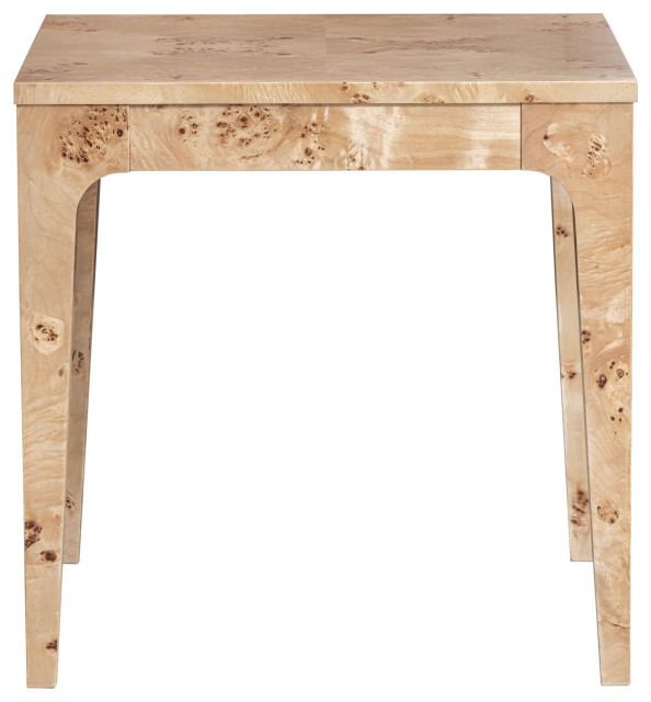 Mappa MDF Side Table, Brown - Rustic - Side Tables And End Tables - by ...