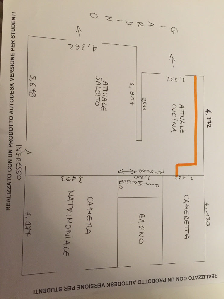 Open space e terza camera