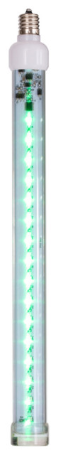 12" Green C9 LED Snowfall Tube 5-Pack - Contemporary - Holiday Lighting ...