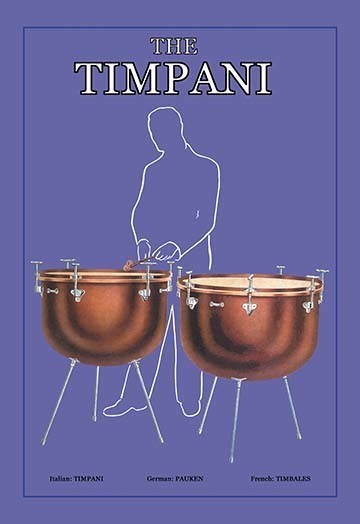 The Timpani, 12" x 18" - Traditional - Prints And Posters - by ...