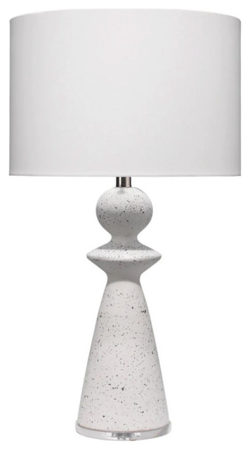 Davignon White Stone Table Lamp - Transitional - Table Lamps - by ...