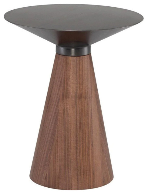 Tara Walnut Side Table - Transitional - Side Tables And End Tables - by Virgil Stanis Design | Houzz