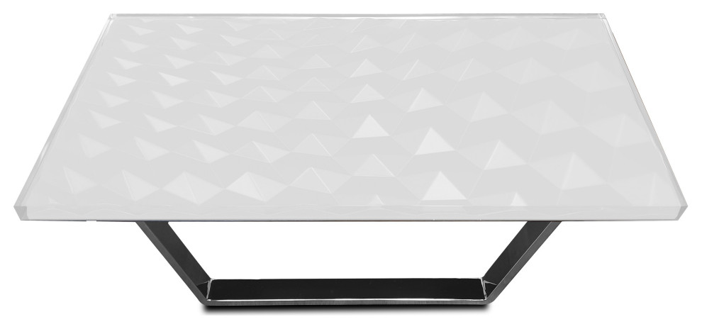 Modern Triangles Coffee Table, W: 31.5” (80cm) X L: 63.0” (160cm ...