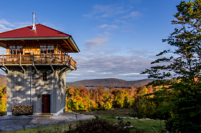Fire Tower House, Warren NH - Eclectic - Exterior - Burlington - by ...