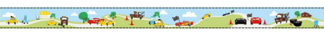 Disney and Pixar Cars Border Wallpaper Border - Contemporary - Kids ...