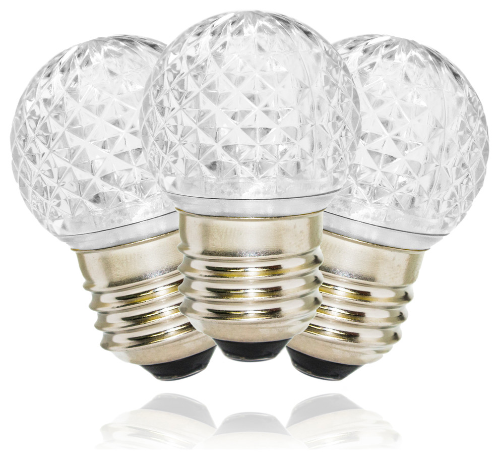 G40 SMD Pure White Retrofit Bulb, E26 Base, 5 Internal LED Chips ...