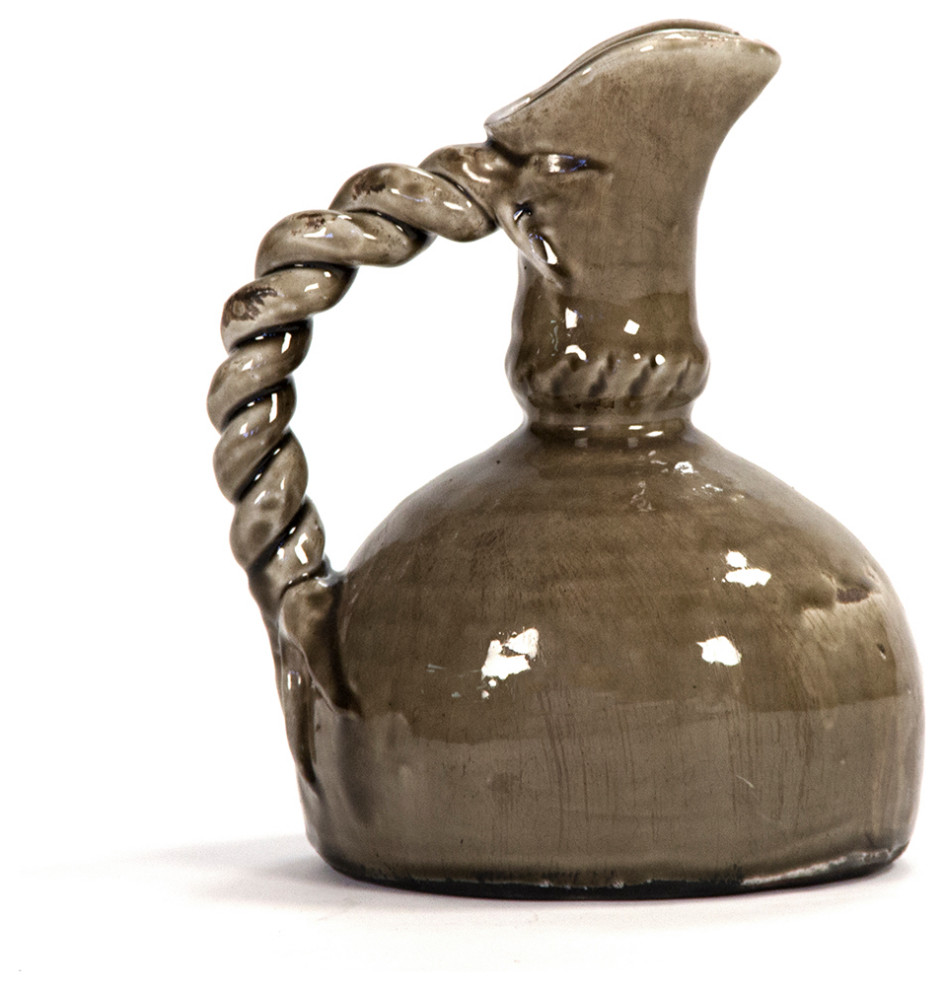 Gray Pitcher - French Country - Pitchers - by Zentique, Inc. | Houzz