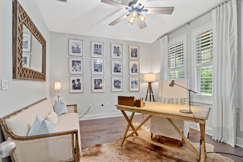 Coastal Craftsman - Beach Style - Home Office - Miami - by Sean Devlin ...