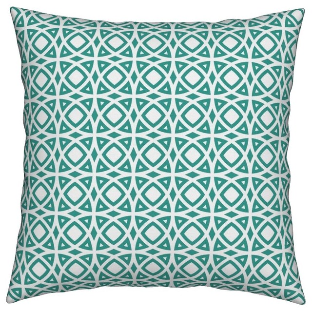 Circles Geometric Geo Upholstery Home Decor Throw Pillow - Contemporary ...