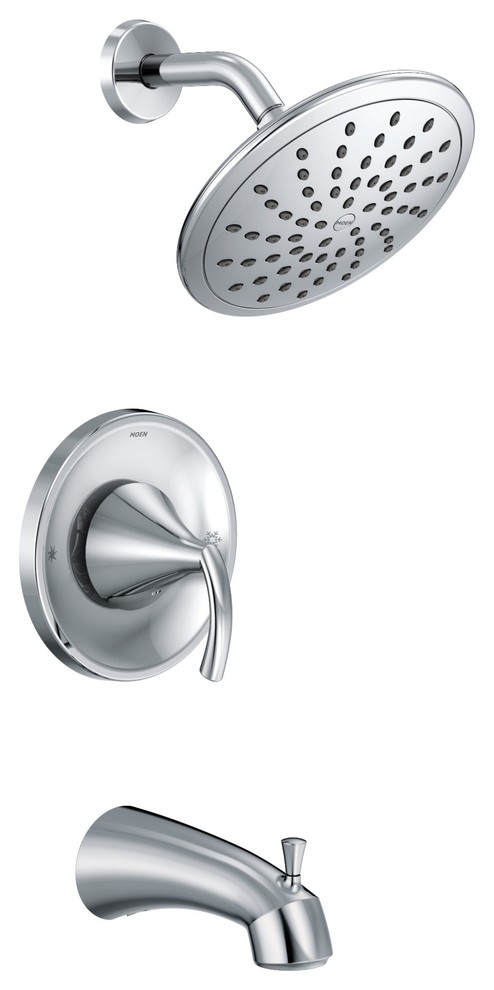 Moen Glyde Posi-Temp Tub/Shower - Contemporary - Tub And Shower Faucet ...
