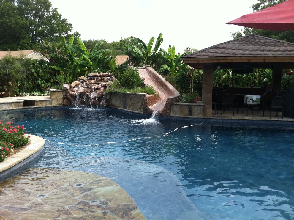 Radius Pools Tropical Swimming Pool And Hot Tub Dallas By