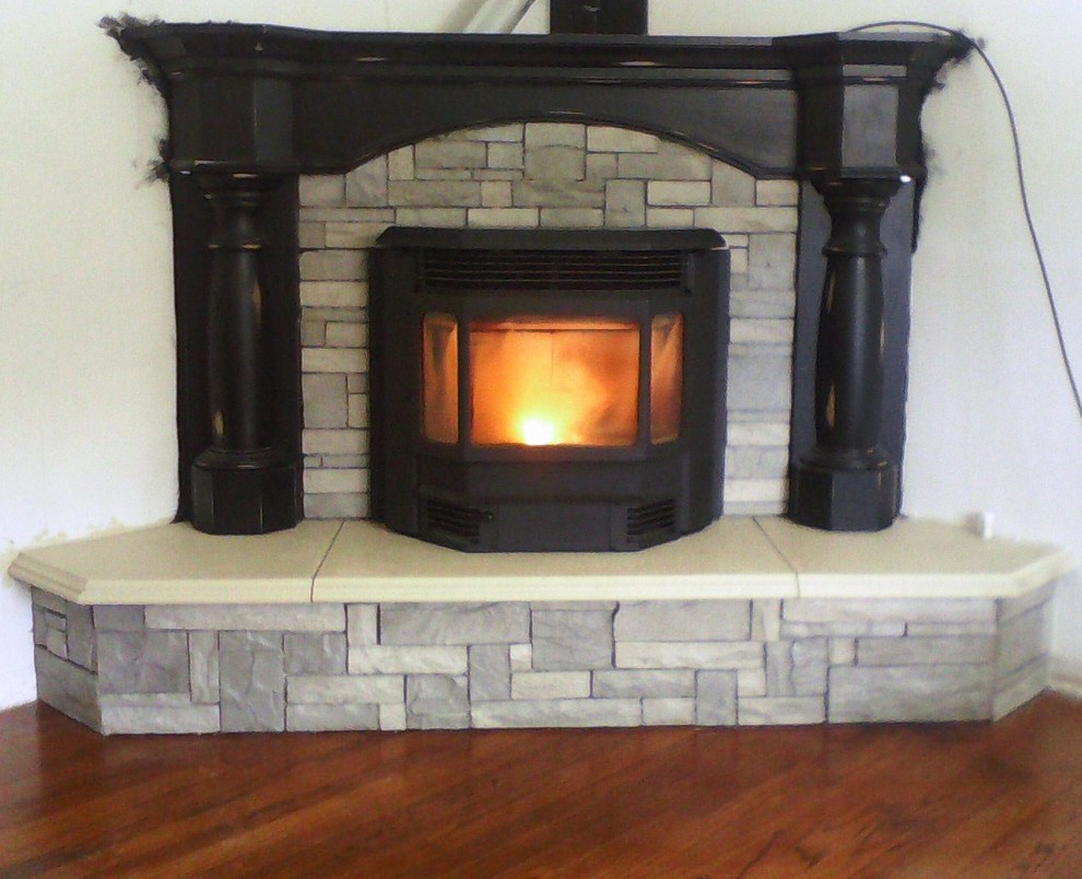 Pellet Stove - Traditional - Living Room - Philadelphia - by Wagner's ...