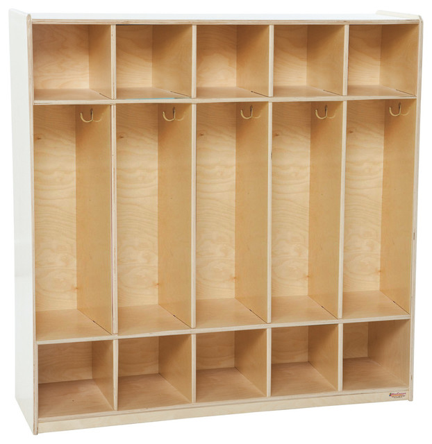 5 Section Locker, 54"W - Storage Cabinets - by Wood Designs | Houzz