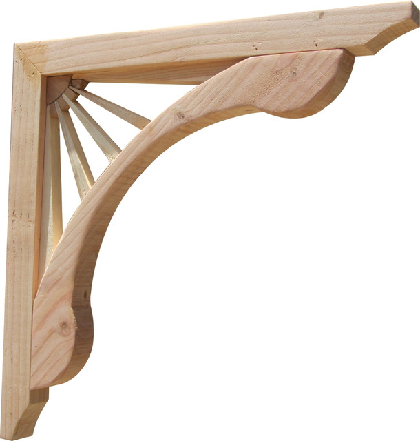 SamsGazebos Designer Wood Corbels, Sunburst, Set of 2 - Transitional ...