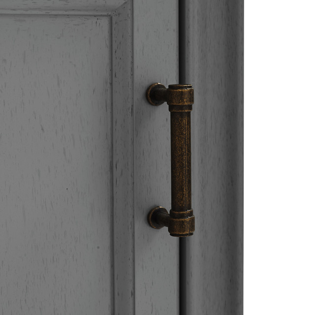 Tara 4-Piece Entryway Set, 2 Hall Trees and 2 Linen Cabinets ...