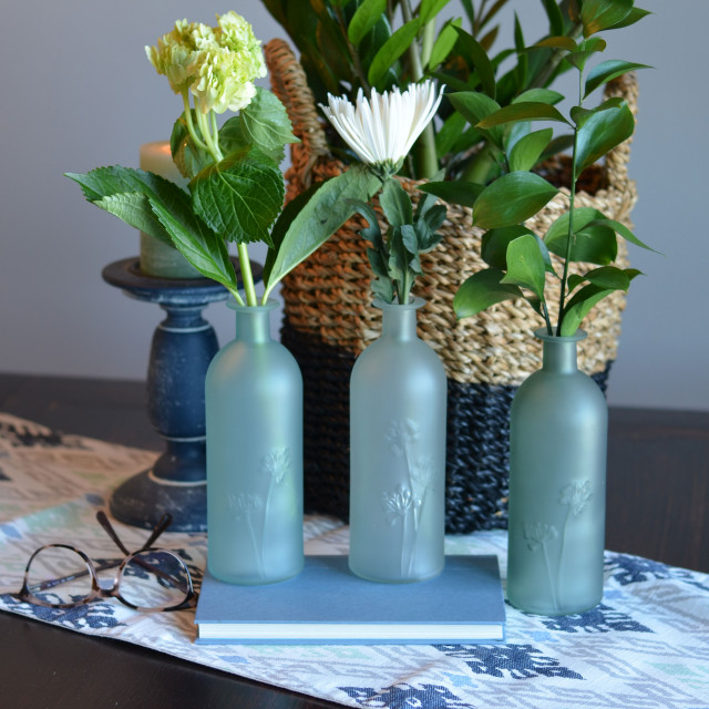 3 Piece Refined Glass Vase Set - Transitional - Vases - by Whole House ...