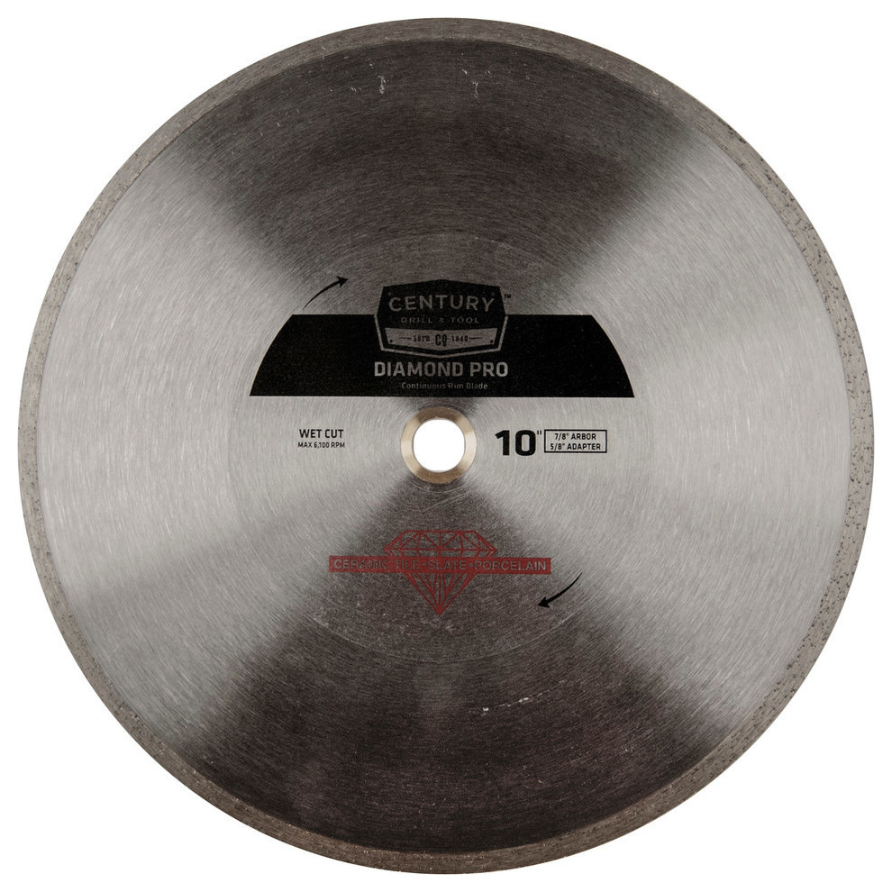 Diamond Continuous Rim Saw Blade, 10" - Industrial - Power Tools - by ...