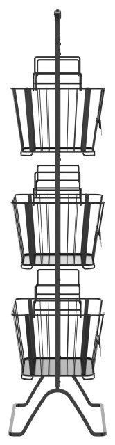 Oceanstar 3-Tier Metal Wire Storage Basket Stand with Removable Baskets ...