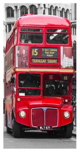 "Double-Decker bus, London" Digital Paper Print by Pangea Images, 14 ...