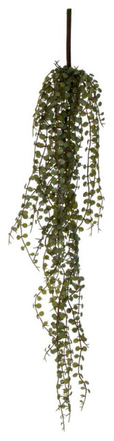 28" Green Artificial Mini String of Coins Hanging Succulent Bush 2/Bag ...