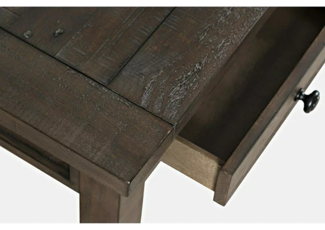 Rustic Farmhouse Desk, Reclaimed Pine Construction With 3 Drawers ...