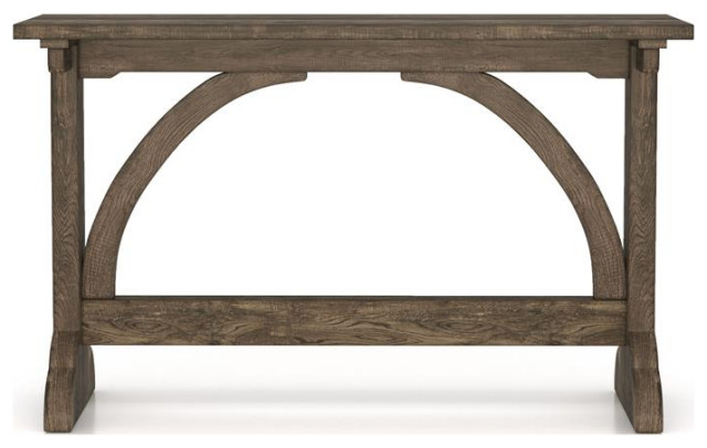 Furniture of America Linx Rustic Wood Rectangle Console Table in ...
