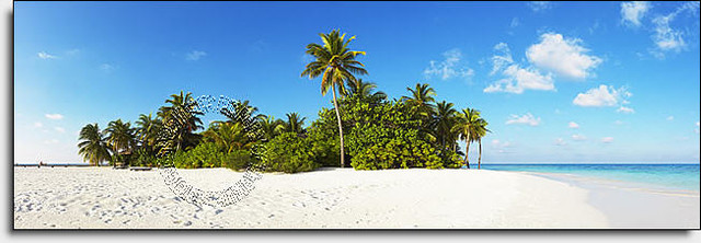 Curacao Island Caribbean One Piece Peel & Stick CANVAS Wall Mural ...