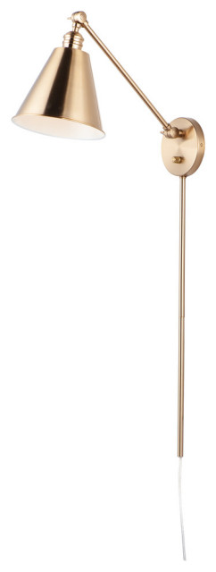 Library 1-Light Wall Sconce - Transitional - Wall Sconces - by Lighting ...