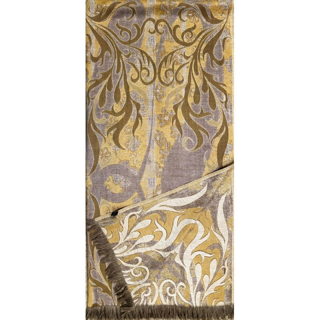 Midnight Garden Wool Throw, Gold - Contemporary - Throws - by Sabira ...