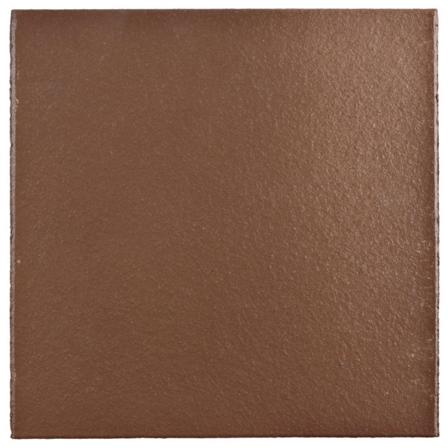 Klinker Quarry Floor and Wall Tile, Flame Red, Sample - Contemporary ...