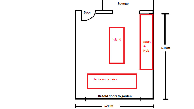 6m x 5.5m kitchen ideas.... Help! | Houzz UK
