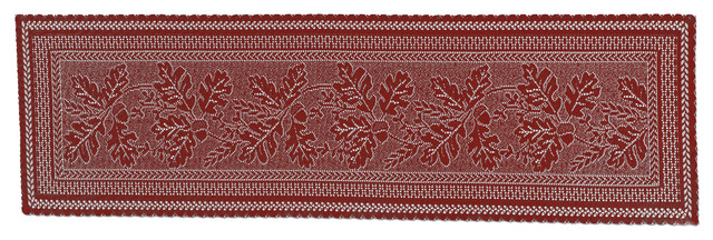 Oak Leaf 14"x48" Runner - Rustic - Table Runners - by Heritage Lace | Houzz