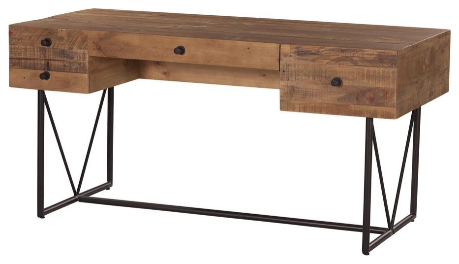 Rustic Orchard Industrial Desk, Belen Kox - Contemporary - Desks And ...
