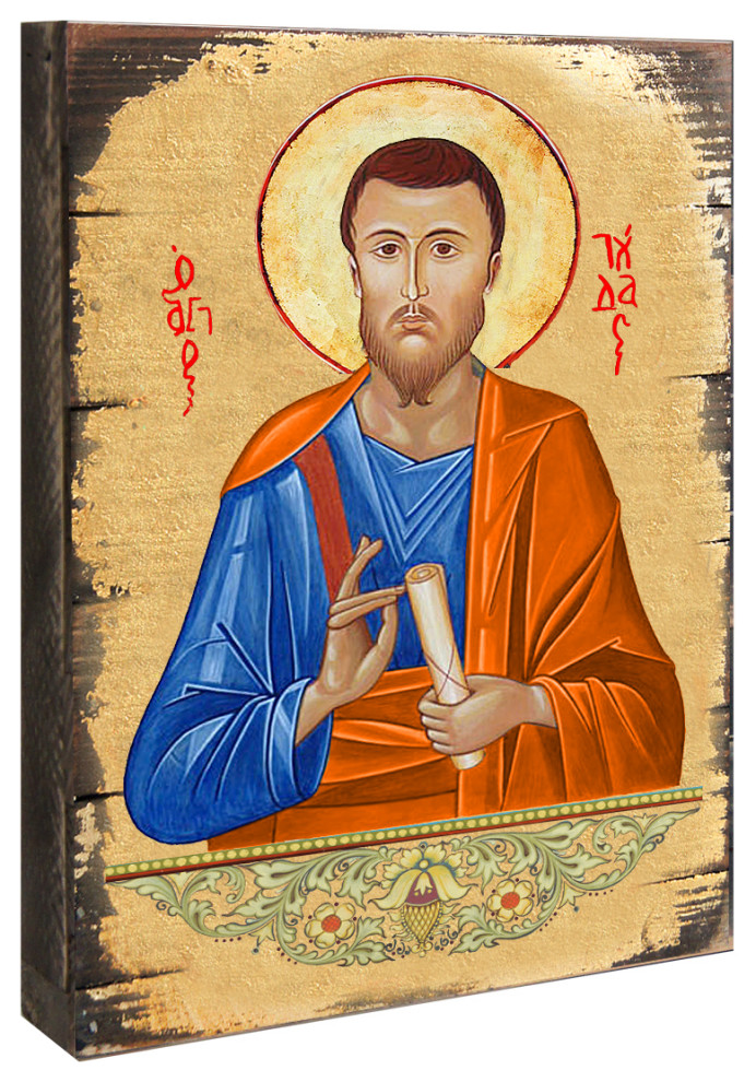 Saint Jude Icon, 8"x6" - Traditional - Wall Accents - by G. DeBrekht ...